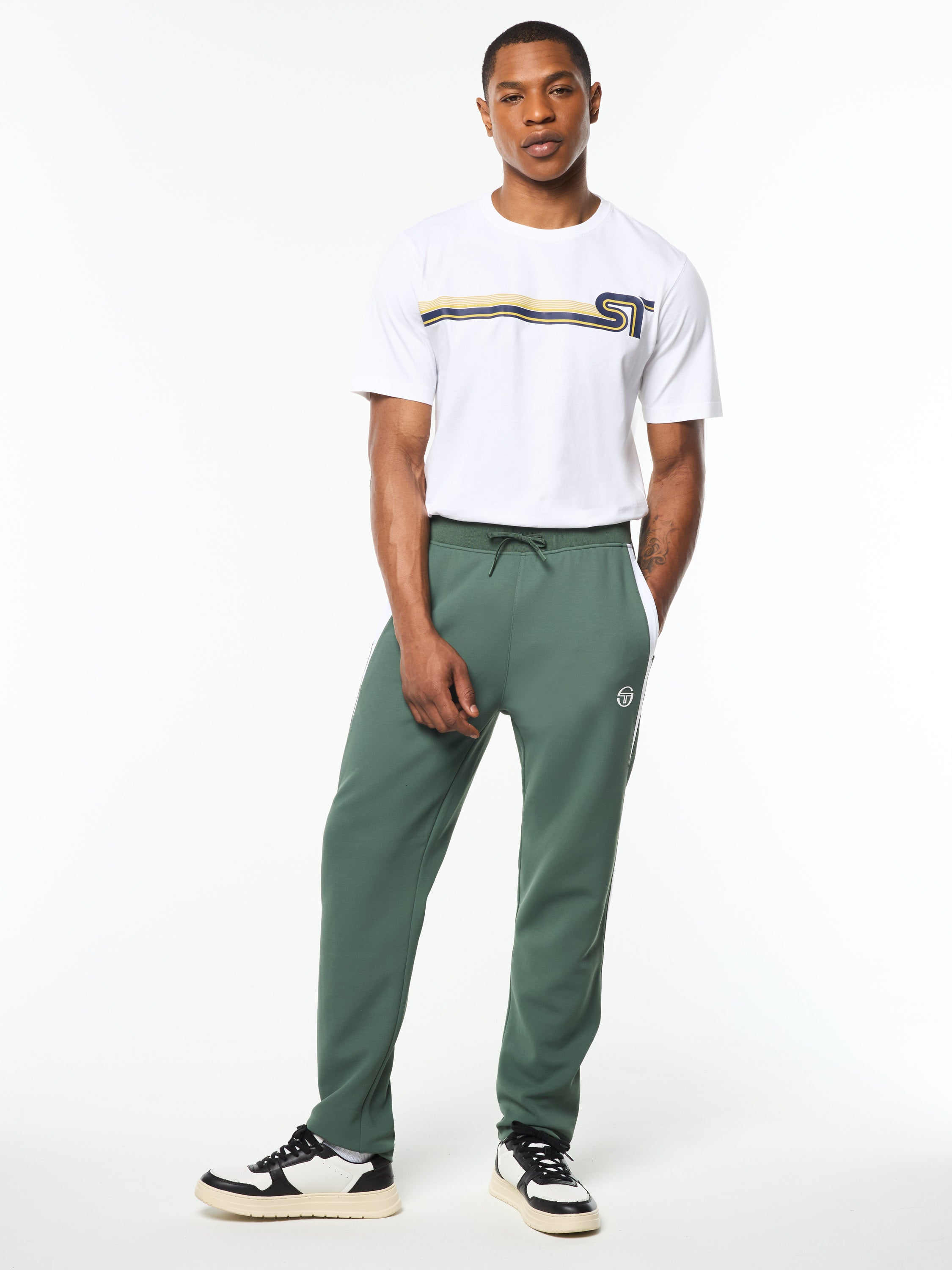 Pagia Court Pant- Duck Green – Sergio Tacchini Europe