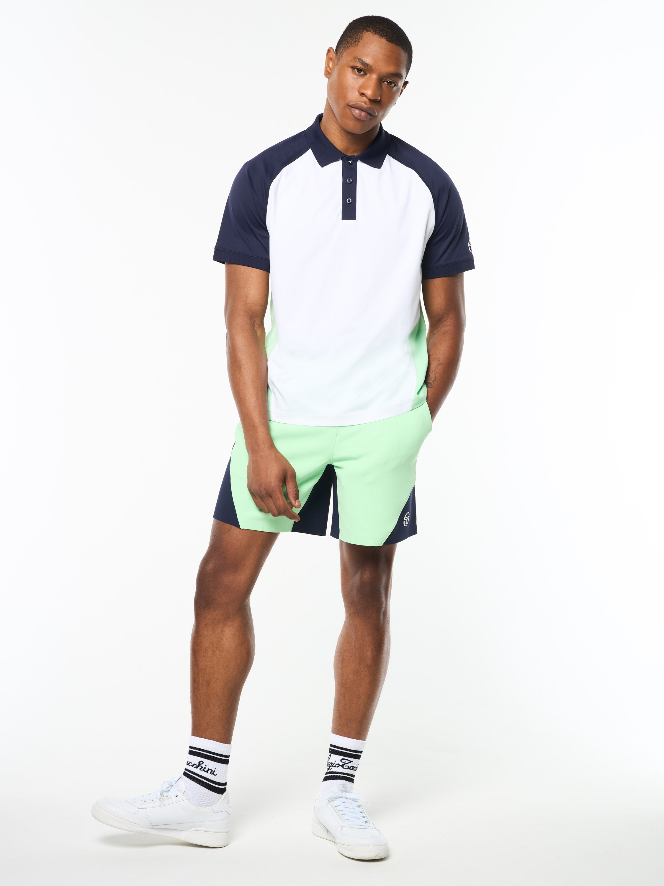 Pagia Court Polo- Green Ash – Sergio Tacchini Europe