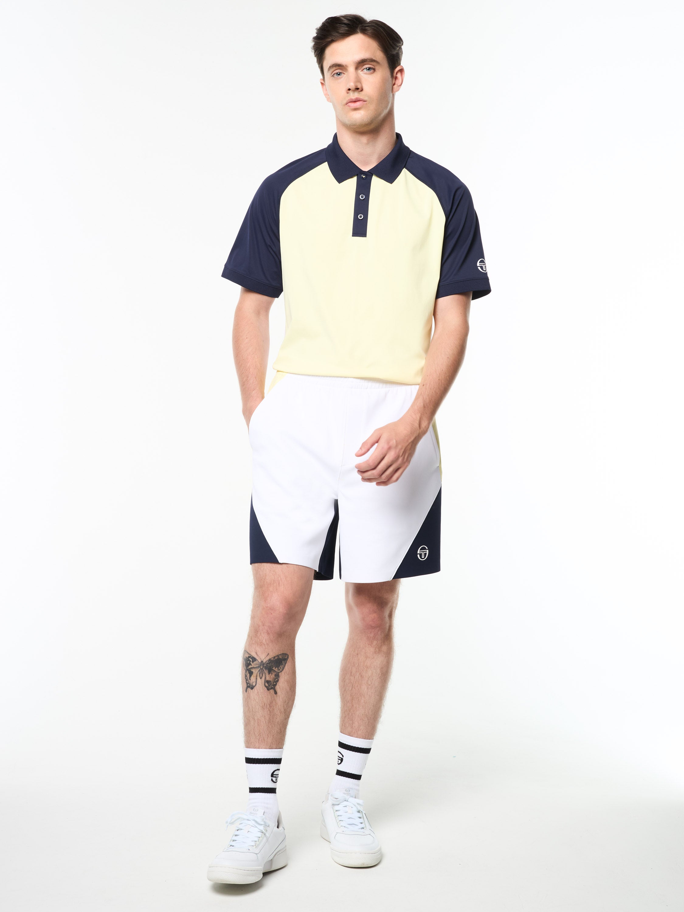 Pagia Court Short- Wax Yellow – Sergio Tacchini Europe