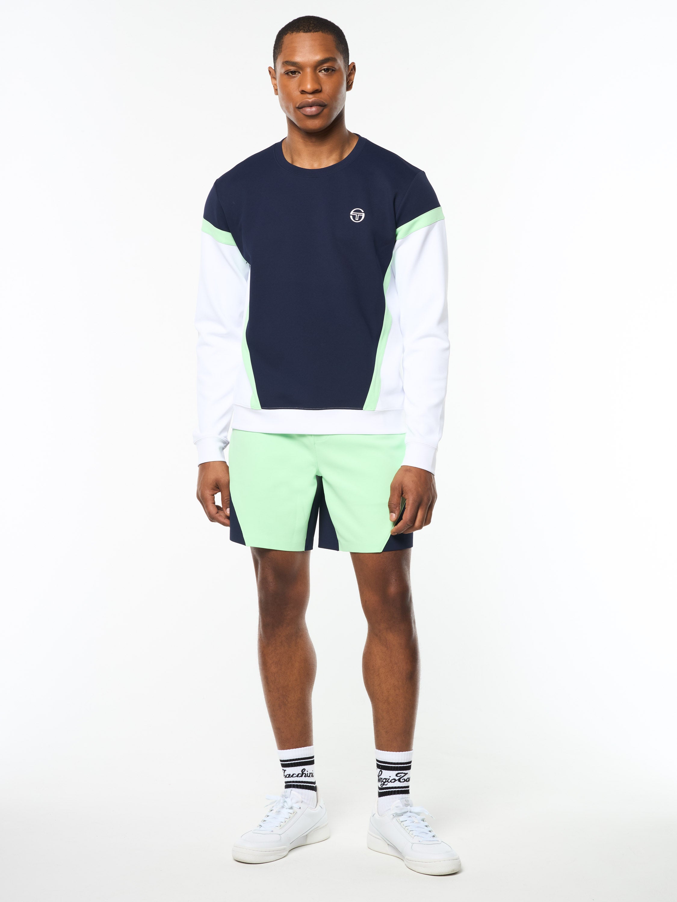 Pagia Crewneck- Maritime Blue – Sergio Tacchini Europe