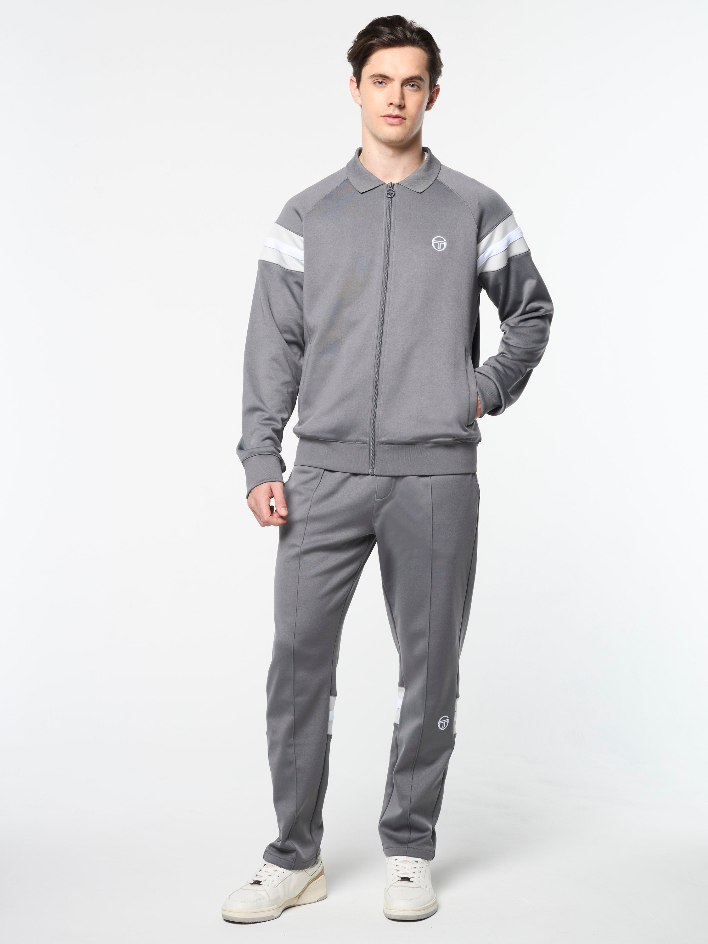 Rimini Track Jacket- Quiet Shade – Sergio Tacchini Europe