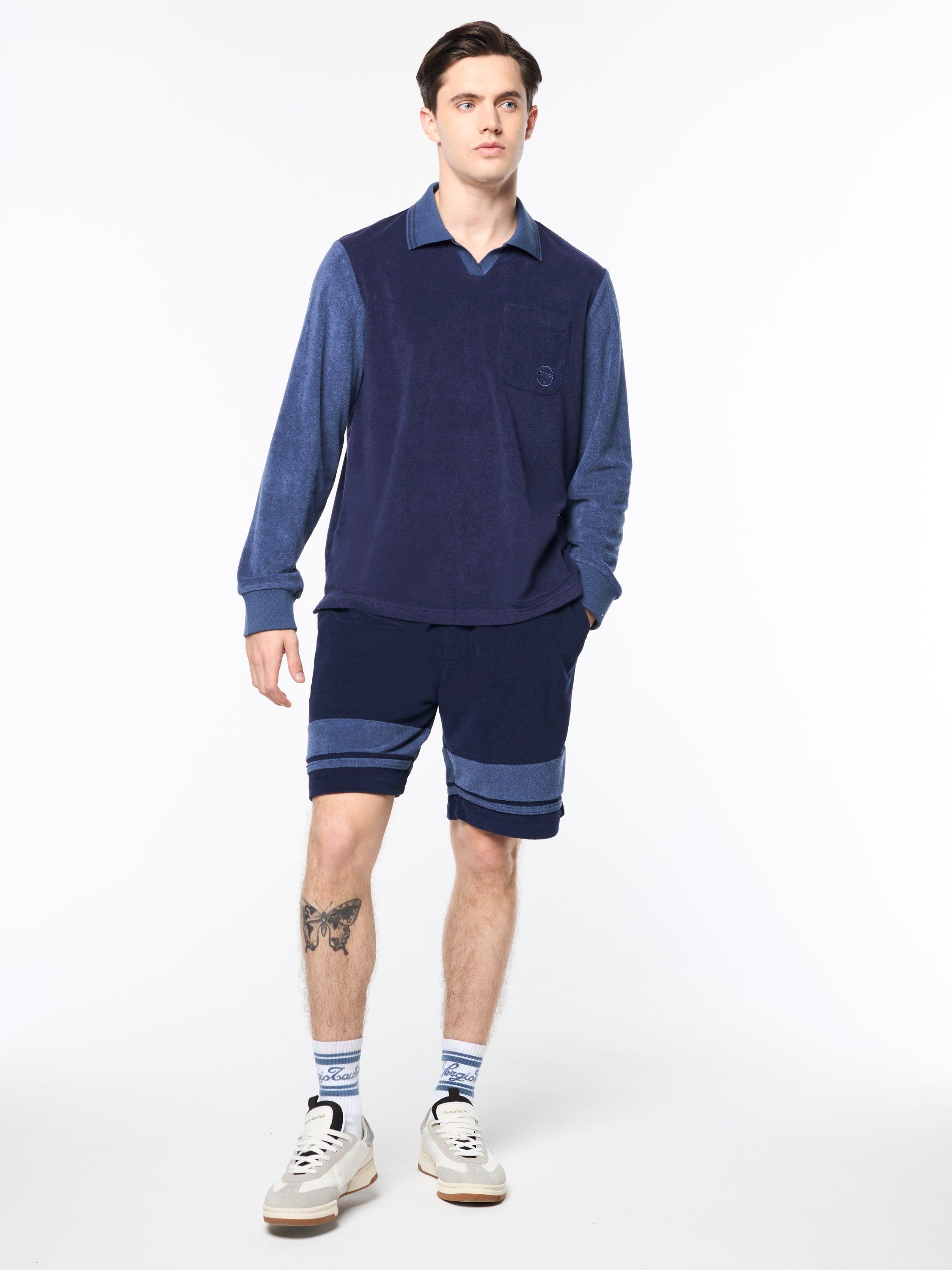 Alvar Long Sleeve Polo- Eclipse – Sergio Tacchini Europe